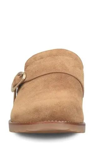 SOFFT Angela Leather Clog With Genuine Shearling Trim