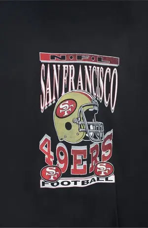 Junk Food San Francisco 49ers Cotton Blend Crewneck Sweatshirt