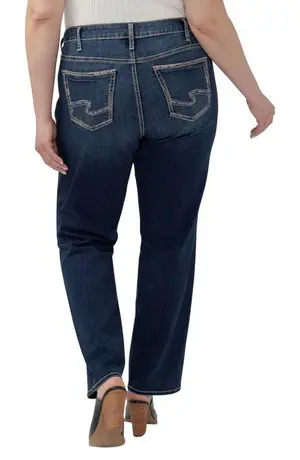 SILVER JEANS CO. Elyse Classic Straight Leg Jeans