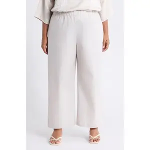 Eileen Fisher Wide Leg Pants - Chalk
