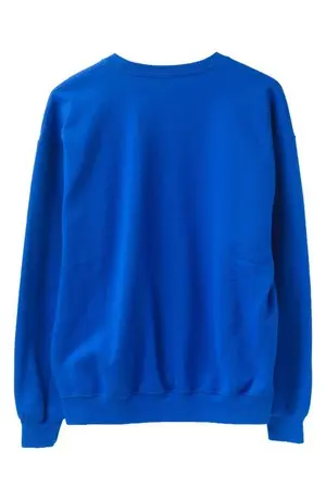 Junk Food New York Giants Flea Market Crewneck Sweatshirt - Royal