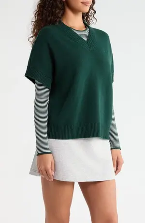 G/fore G Scribe Oversized Cashmere Sweater Vest