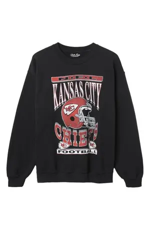 Junk Food Kansas City Chiefs Crewneck Sweatshirt - Black