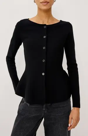 Rails Diane Peplum Cardigan