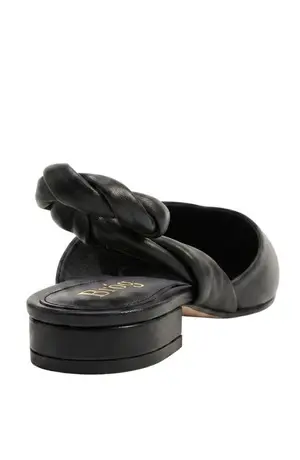 BRÓG Sinead Pointed Slingback Mule Jet