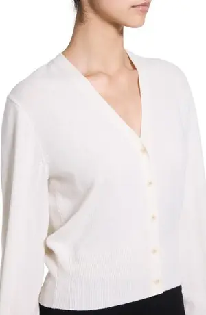 Theory Blouson Cashmere Cardigan