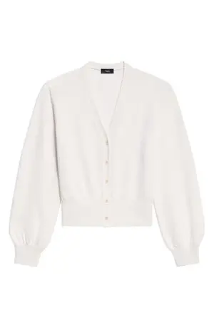 Theory Blouson Cashmere Cardigan