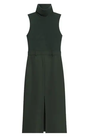 Theory Belted Sleeveless Sheath Dress