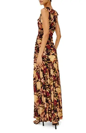 Rails Veda Ruffle V-neck Maxi Dress