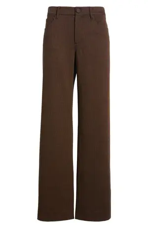 Rag & Bone Cam Jacquard Stretch Ponte Pants - Brown Multi