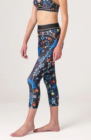 JESSIE ZHAO NEW YORK Amazon Rainforest High-waisted 7/8 Leggings