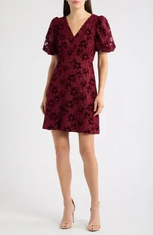 Eliza J Puff Sleeve Cocktail Dresses