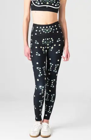 JESSIE ZHAO NEW YORK Jessie Zhao New York High-Waisted Floral Leggings