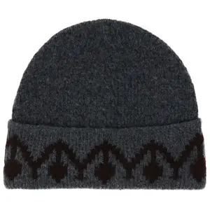 Rebecca Minkoff Monogram Cuff Knit Beanie - Grey