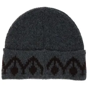 Rebecca Minkoff Monogram Cuff Knit Beanie - Grey