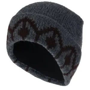 Rebecca Minkoff Monogram Cuff Knit Beanie - Grey