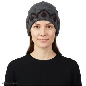 Rebecca Minkoff Monogram Cuff Beanie - Grey