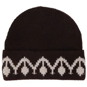 Rebecca Minkoff Rebecca Minkoff Monogram Cuff Knit Beanie Heather