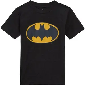 DC COMICS Justice League T-shirt Batman Charcoal