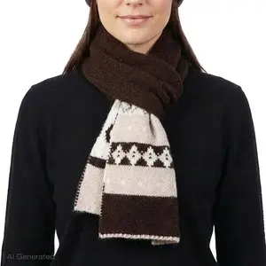 Rebecca Minkoff Heather Knit Ikat Scarf Heather