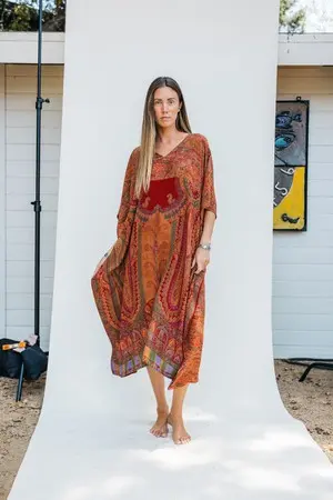 SUN CHILD Long Caftan Deb