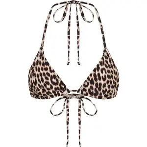 VACAY SWIMWEAR Vacay Swimwear Rio Triangle Bikini Top Leopard
