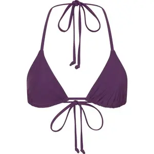 VACAY SWIMWEAR Vacay Swimwear Rio Triangle Bikini Top Plum