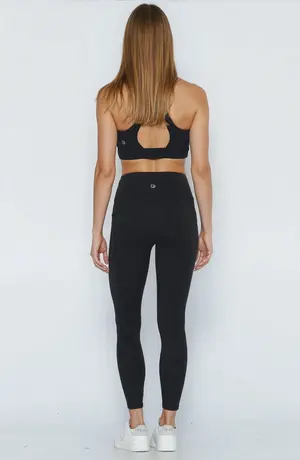 SWEAT & MILK The Daily Support Pocket Postpartum Legging - Noir