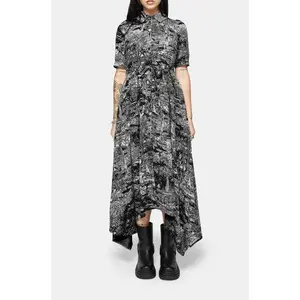 DISTURBIA Nara Boudicca Printed Shirt Dress