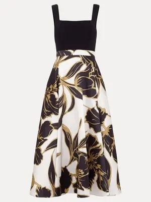 PHASE EIGHT Floral Fit And Flare Midi Dress