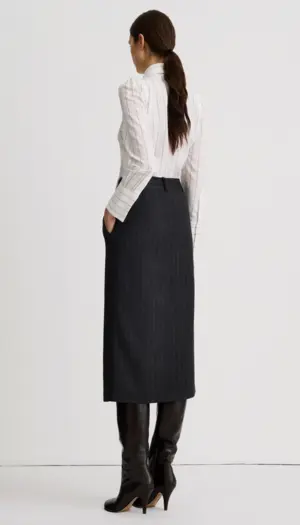 Smythe Front Slit Trouser Skirt