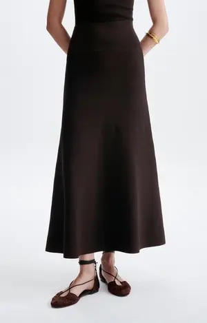 Vanessa Bruno Hidaya Midi Knitted Skirt