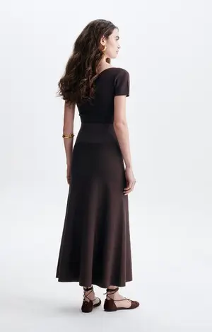 Vanessa Bruno Hidaya Midi Knitted Skirt