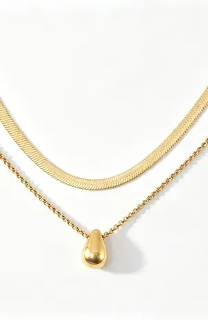 MINT & LILY Seraphina Necklace Set - Gold