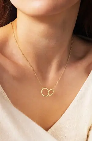 MINT & LILY Unity Links Necklace - Gold