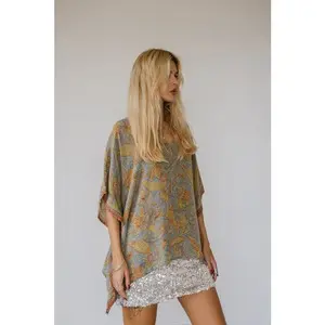 SUN CHILD Mini Caftan Pratt - Grey