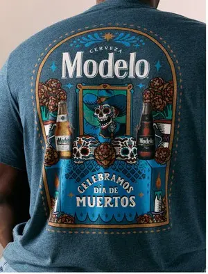 Lucky Brand Big & Tall Modelo Graphic Tee