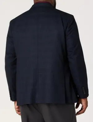 HAGGAR Big & Tall Glen Plaid Sport Coat