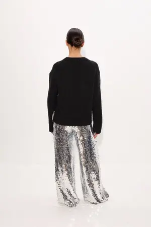 SIMONMILLER Roni Metallic Tassel Sweater