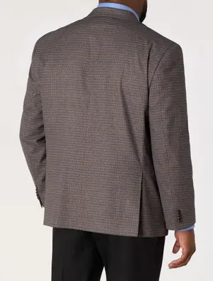 Michael Kors Big & Tall Tonal Houndstooth Sport Coat