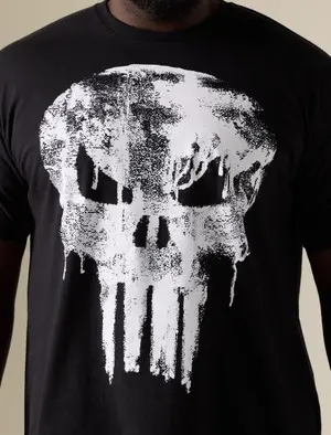 TRUE NATION BY DXL Big & Tall Skull Punisher Graphic Tee
