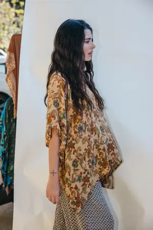 SUN CHILD Mini Caftan Tigerlily