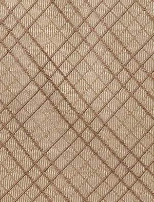 Michael Kors Big & Tall Salins Grid Patterned Tie - Tan