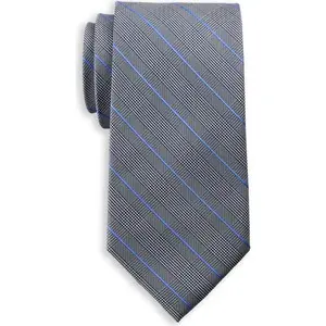 SYNRGY BY DXL Synrgy Big & Tall Dusty Glen Plaid Neck Tie Navy