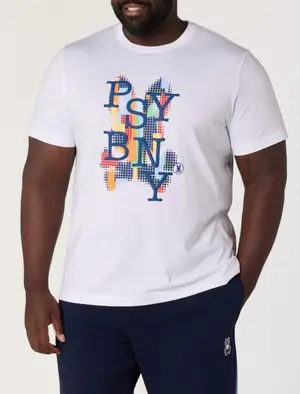 Psycho Bunny Big & Tall Wes Graphic Tee