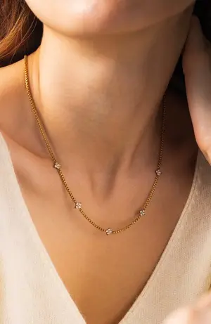 MINT & LILY Radiant Clover Necklace