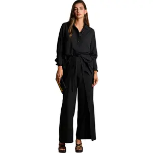 Coolibar Rhodes Pleated Back Shirt With Long Sleeves - Black