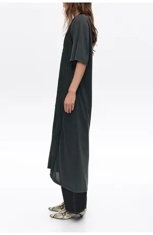 Bimba Y Lola Lace Bib Midi Dress