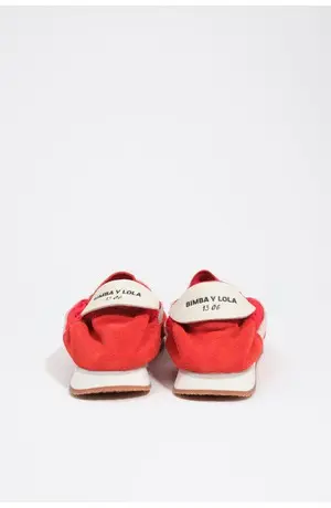 Bimba Y Lola 13 06 Suede Nylon Sneakers - Red