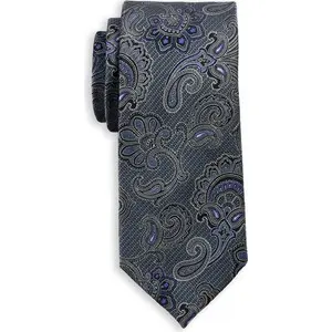 HAGGAR Big & Tall Paisley Tie Grey